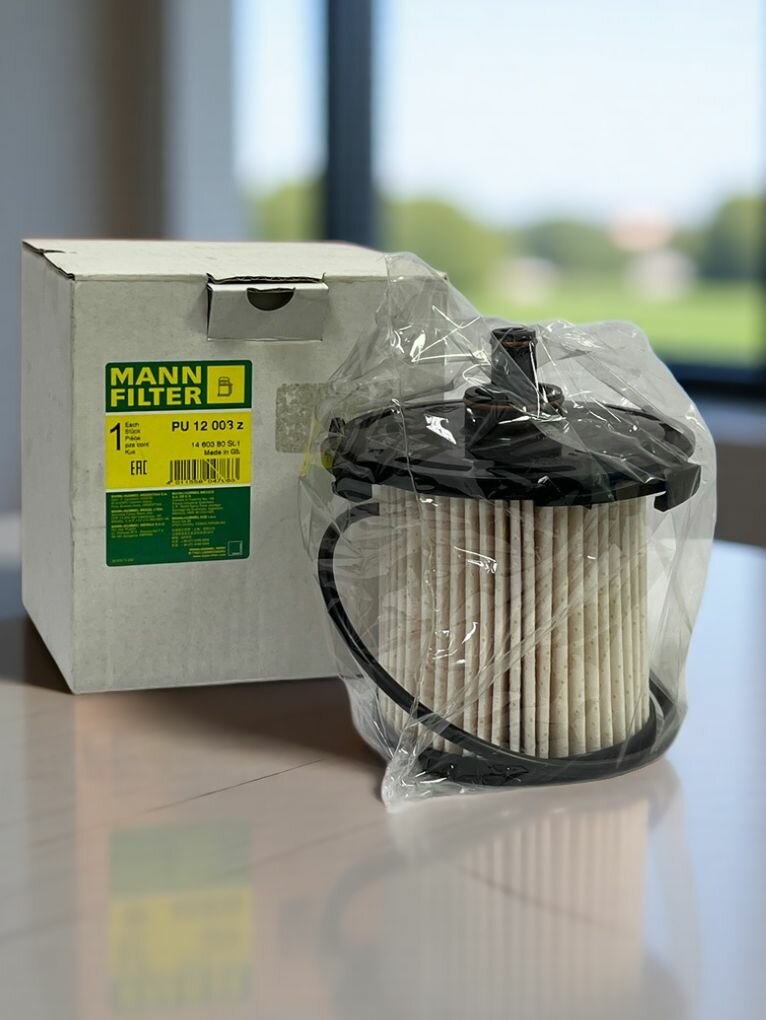 Фильтр топливный тонкой очистки MANN-FILTER Ford Transit/Ford Tourneo Custom арт. PU 12 003 Z с прокладкой