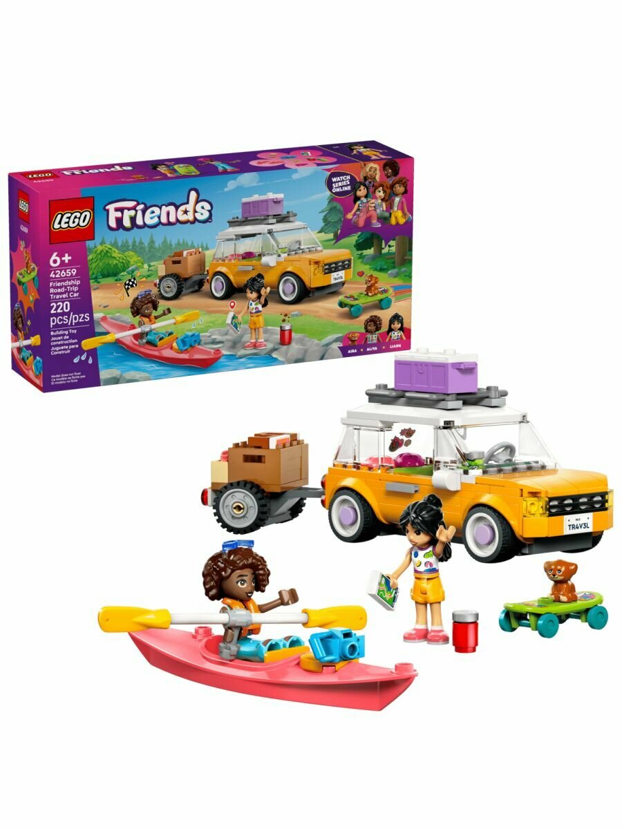 42659 Пластиковый Конструктор Lego Friends 42659 Friendship Road-Trip Travel Car Машина для автопутешествий