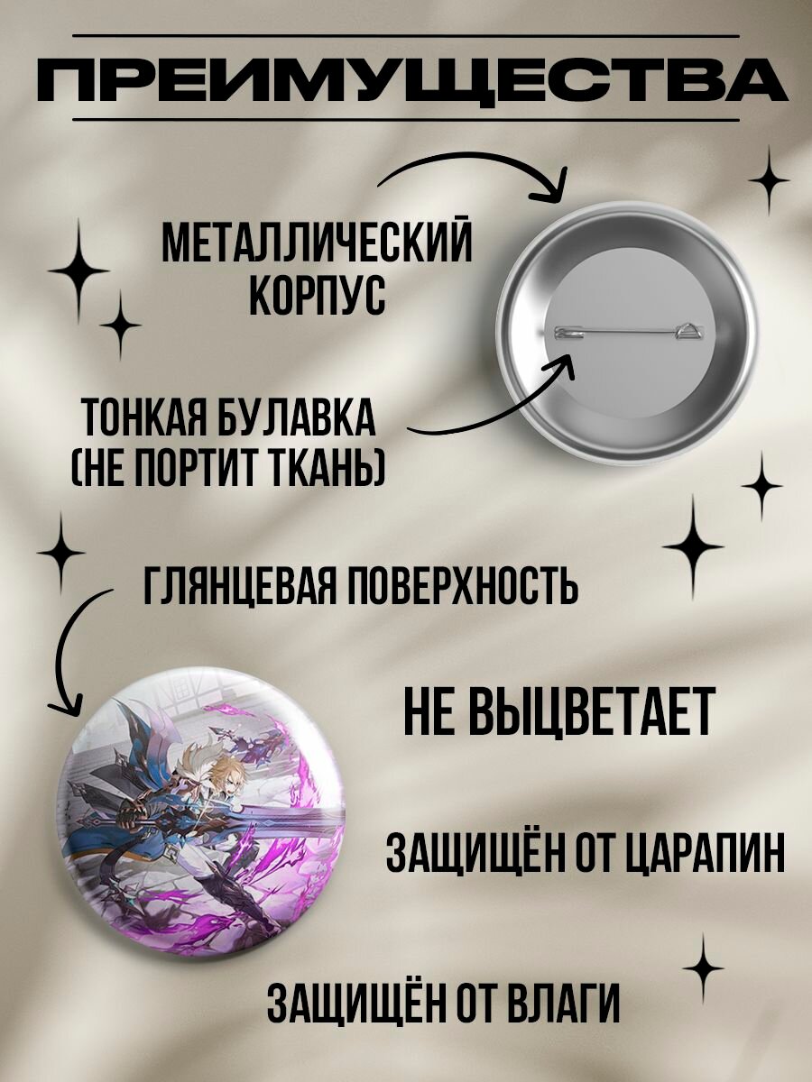 Набор значков ANCHUTICO — фото 1