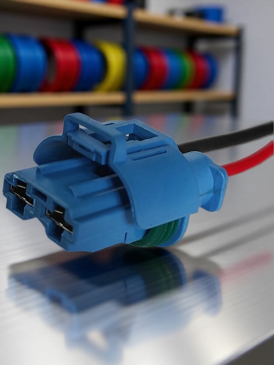 Разъем двухконтактный вентилятора для а/м Renault OEM:1544678-3