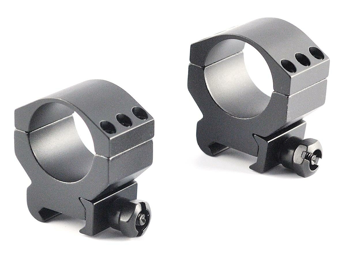 Кольца для прицела оптического Nikko Stirling Sport Match 30 мм средние, небыстросъемные на Picatinny / Weaver