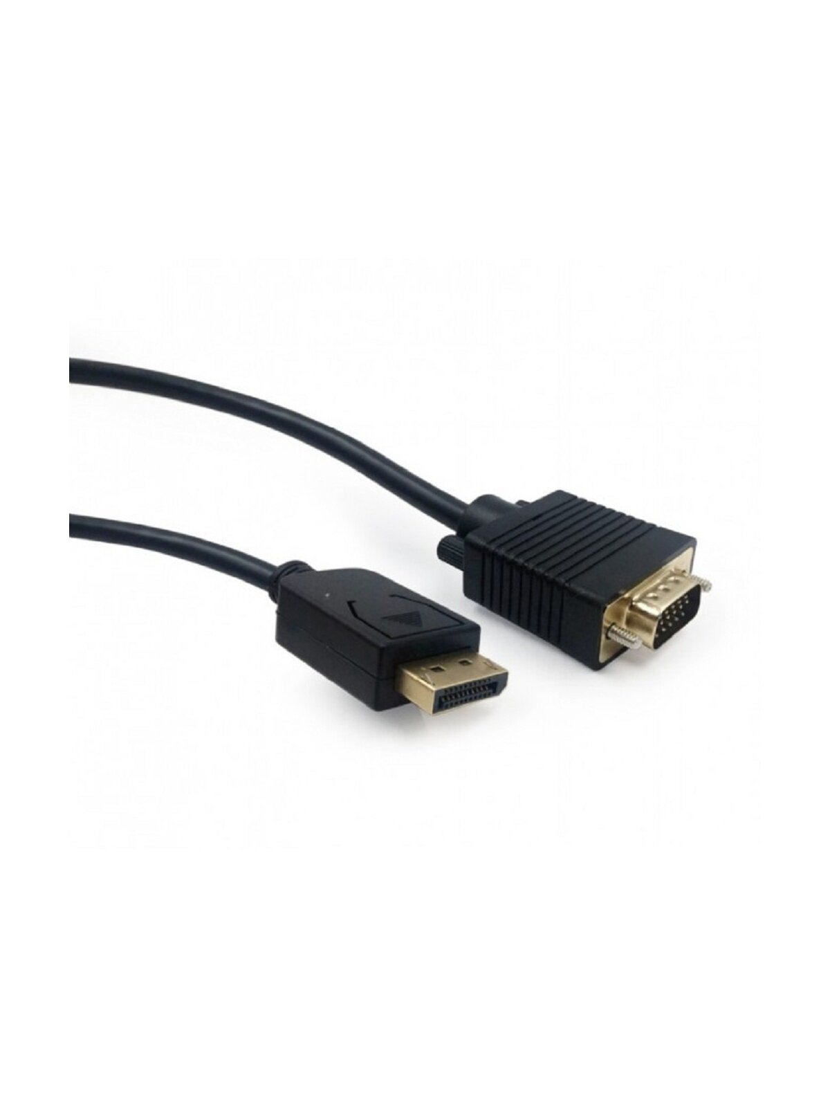 Cablexpert Кабель DisplayPort->VGA, 1,8м, 20M/15M, черный, экран, пакет (CCP-DPM-VGAM-6)