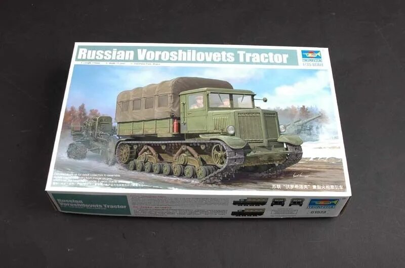 Trumpeter 1/35 01573 Ворошиловец Tractor Танки - Сборная модель военной техники