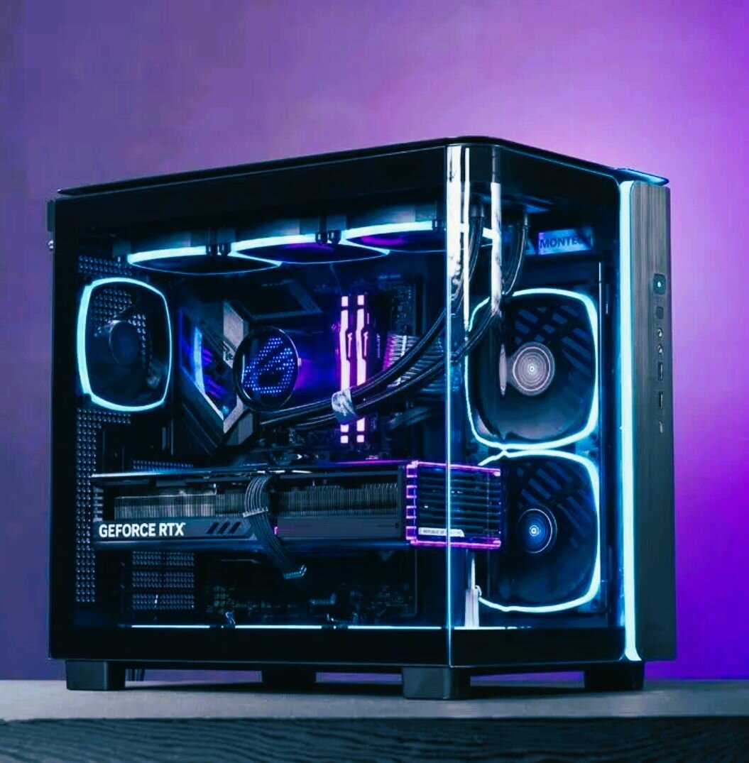 RTX5080 16Gb игровой компьютер RYZEN 7800X3D / 32GB DDR5/SSD 1ТБ/800W 80+ /Win 11 PRO