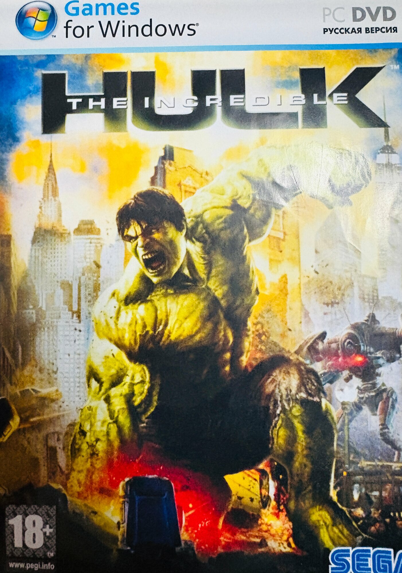 Игра для компьютера: Hulk халк The Incredible (DVD-box) русская версия