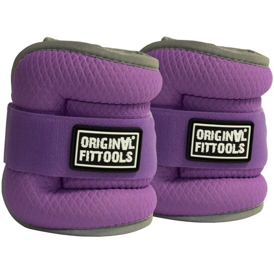 Комплект утяжелителей Original Fit.tools весом 2 кг (пара) сиреневые