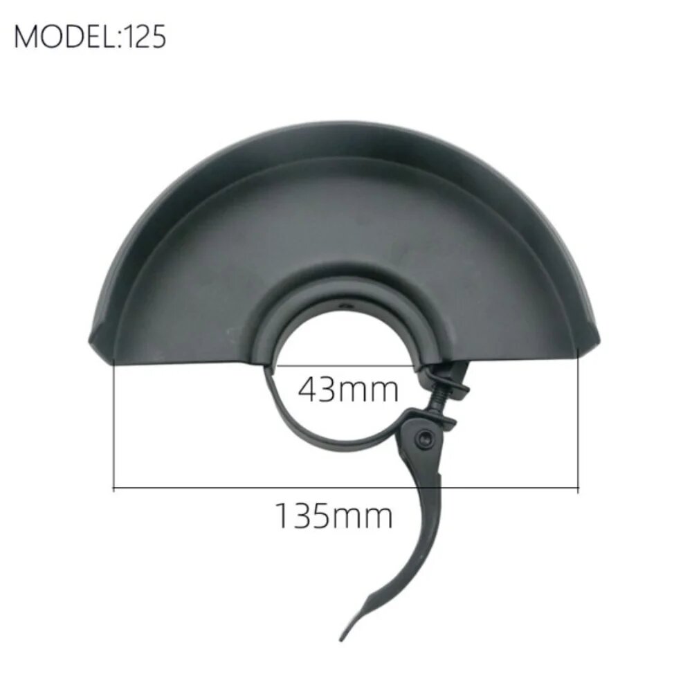 Защитный Кожух Для Угловой Шлифовальной Машины 125 Мм, Быстросъемный, Легкий Аксессуар Для УШМ