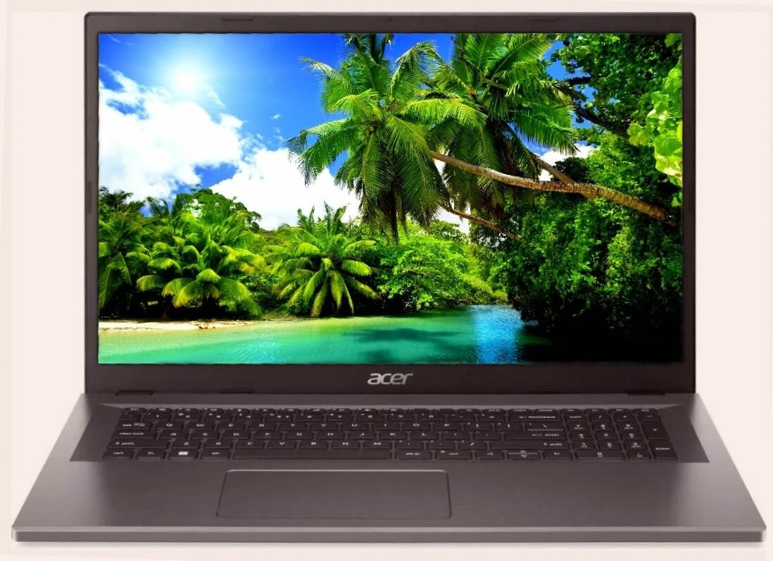 Ноутбук Acer Intel N-Series 3,4ГГц 4 ядер. 17,3' 1920x1080 Intel UHD Graphics Xe 24EUs Windows 11 Pro Русская раскладка