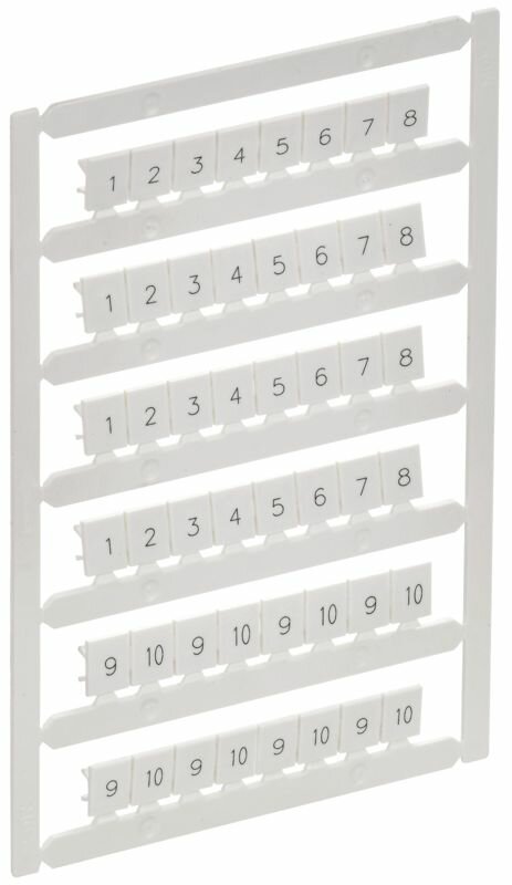 Маркер для CTS 6кв. мм/CP 10кв. мм "1-10" ARMAFIX IEK AF-CT10D-M-006-01
