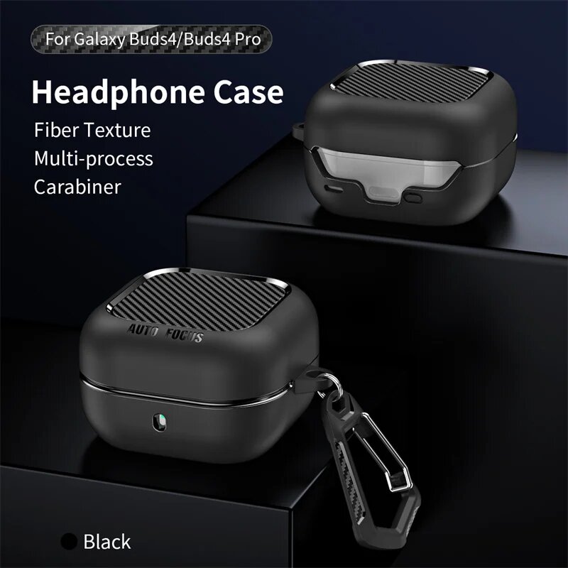Противоударный чехол для Samsung Galaxy Buds 4 Pro Galaxy Buds 4 Pro, Black