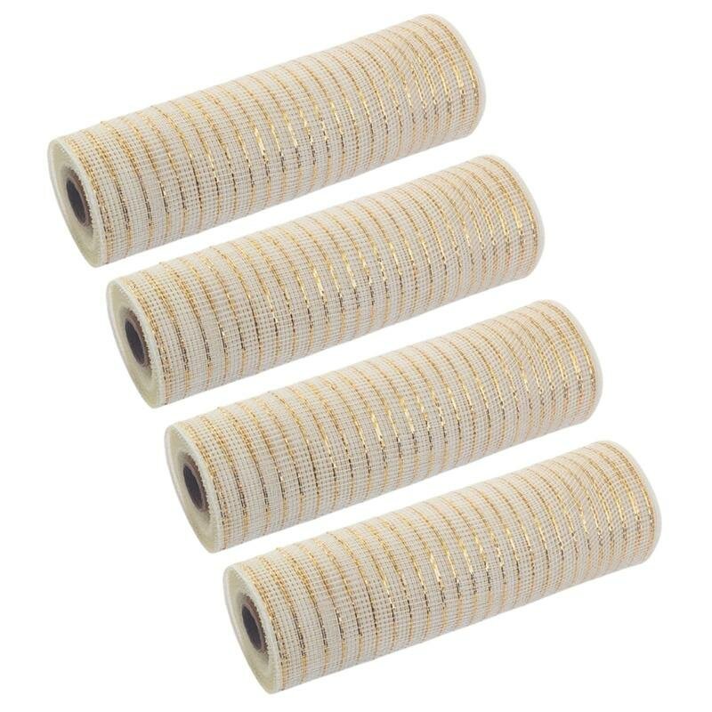 Декоративная пластиковая сетка (4 рулона), Бежевый