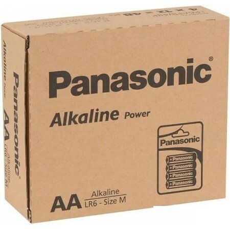 Батарейка Panasonic Alkaline Power AA 48 шт. LR6APB/4BP, типоразмер AA