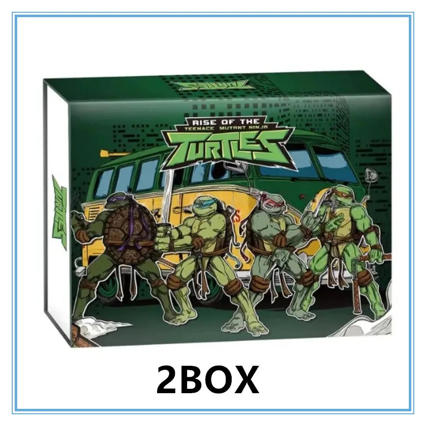 Коллекция карт «Черепашки-ниндзя» Bandai 2BOX