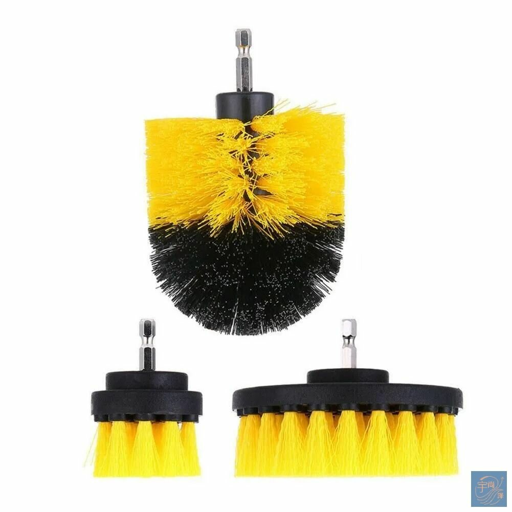 Набор щеток насадок на дрель, щетки для шуруповерта, для быстрой чистки и мойки поверхностей, 3 штуки