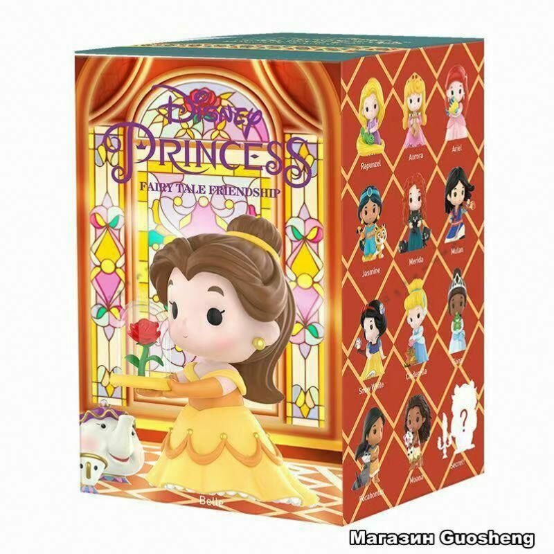 Disney Princess Fairy Tale Friendship Слепая коробка, Коллекционная фигурка для украшения комнаты (1 шт)
