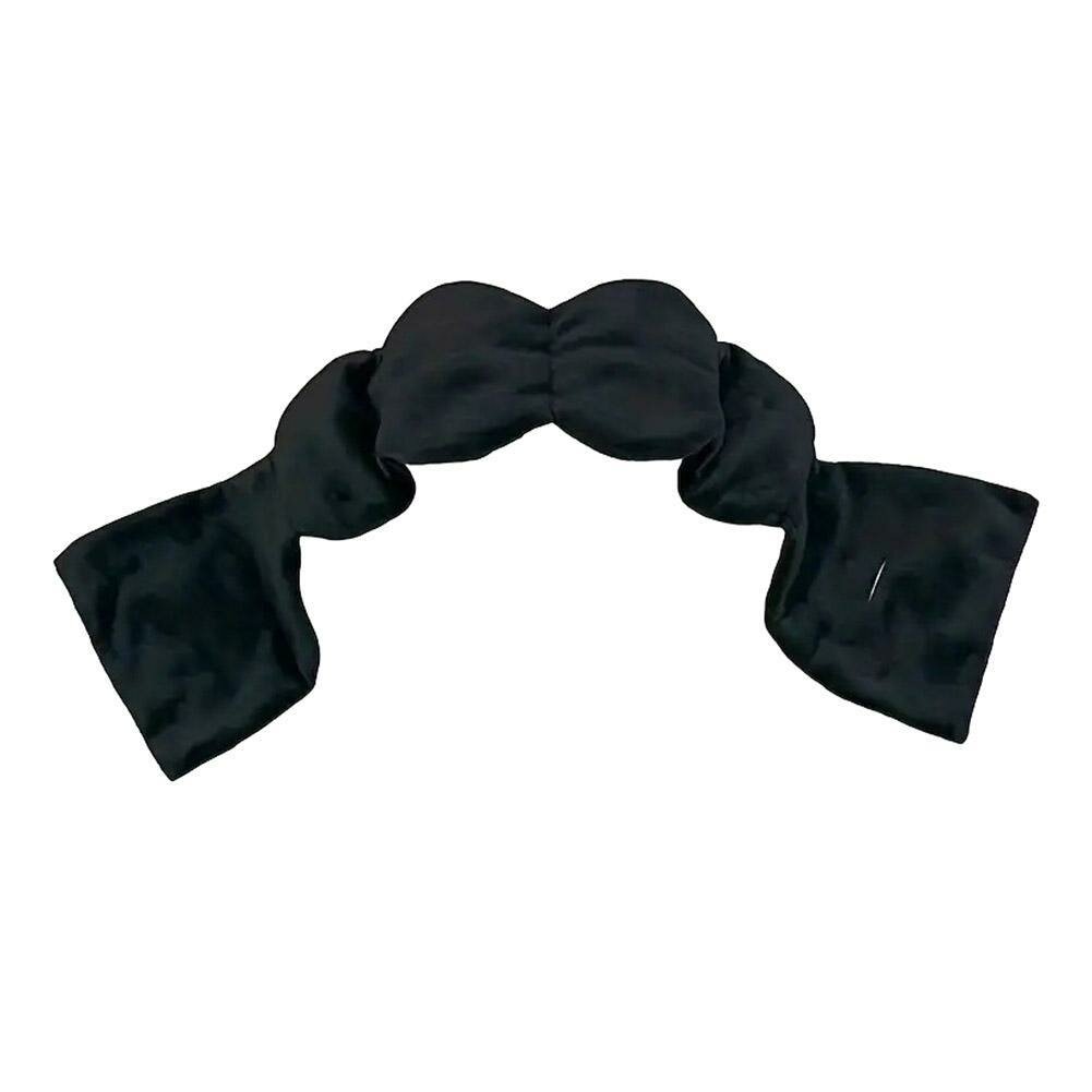 Двусторонняя флисовая маска для глаз с эффектом тяжести, можно нагревать, полезный домашний аксессуар