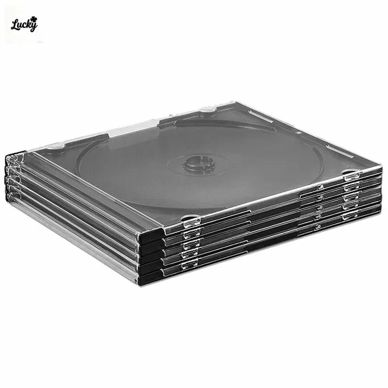 Коробка CD Slim 1 диск чёрный, 5мм, упаковка 5 штук