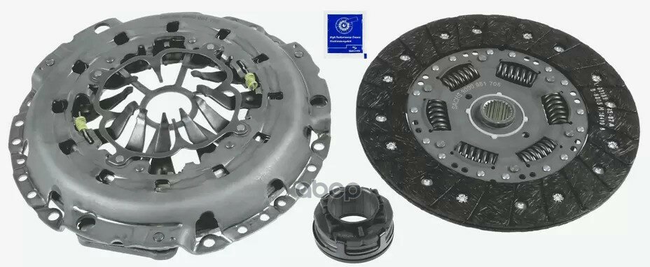 Комплект сцепления AUDI A4 Avant (8E5, B6), A4 (8E2, B6), A6 Avant (4B5, C5), A6 (4B2, C5) , VOLKSWAGEN PASSAT Variant (3.