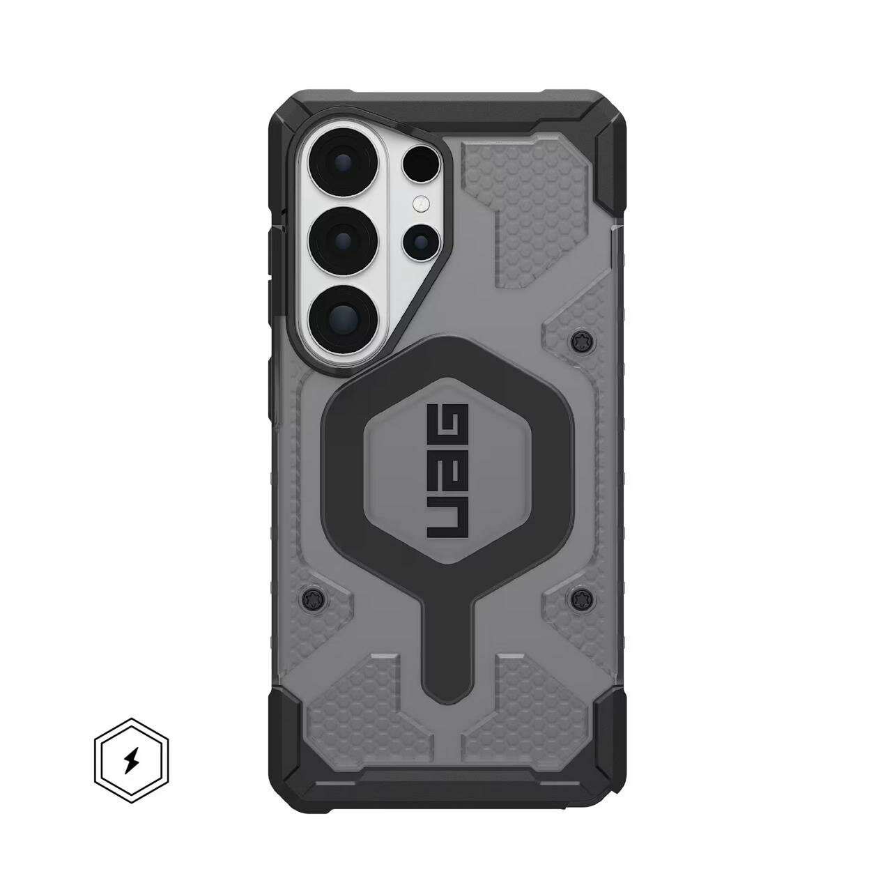 Чехол с поддержкой MAGSAFE Uag Pathfinder Clear для Samsung Galaxy S26 Ultra, цвет тонированный (Ash/Black)