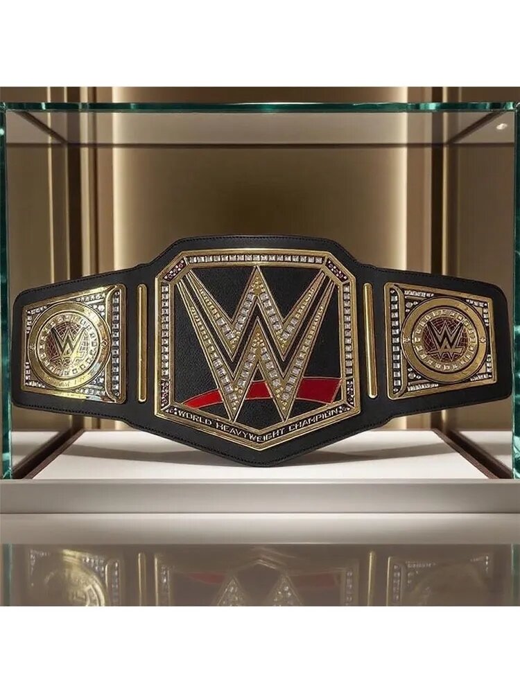 Реплика памятного чемпионского приза WWE World Championship Belt в супертяжелом весе, Боксерский матч 1:1 Golden Belt Fighting, 125 см
