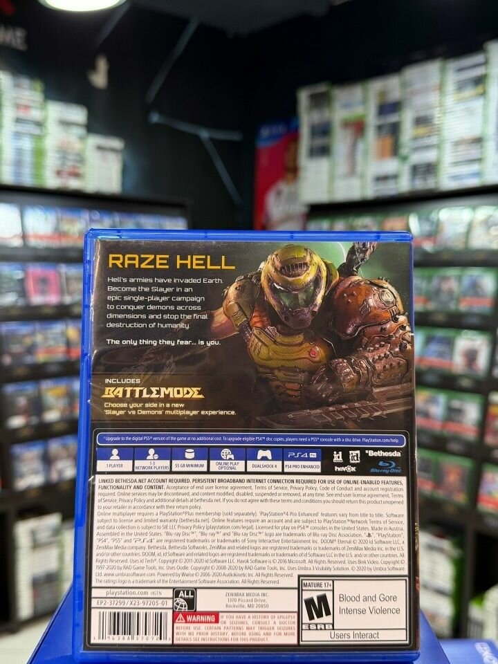 Игра Doom Eternal PS4 (Box) — фото 1