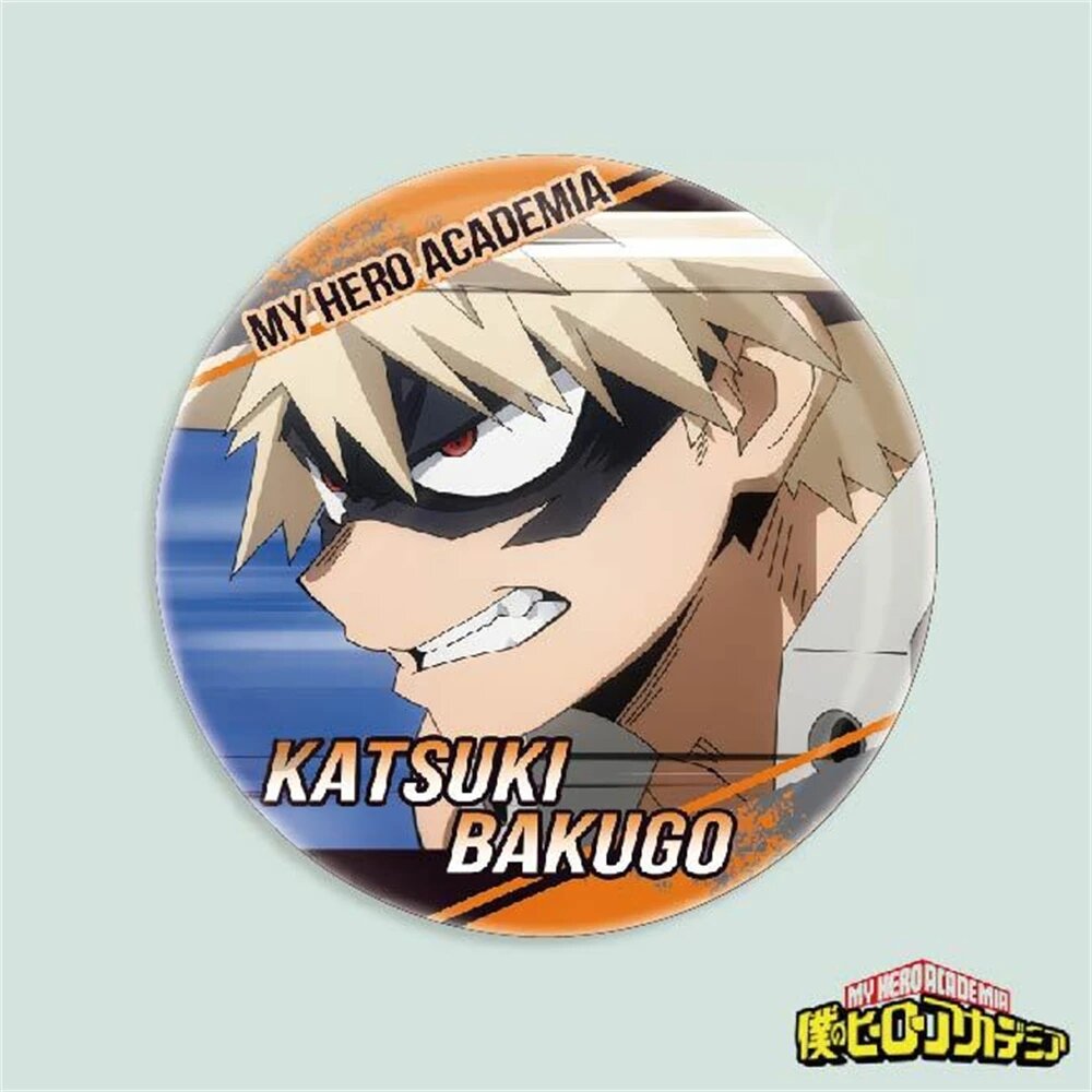 Брошь My Hero Academia Кацуки Бакуго, 58 мм, цвет 21