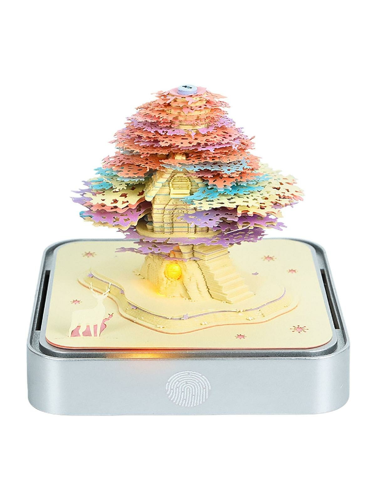 Календарь искусства резьбы по бумаге 2026 Настольный Ежедневный календарь для рождественского украшения