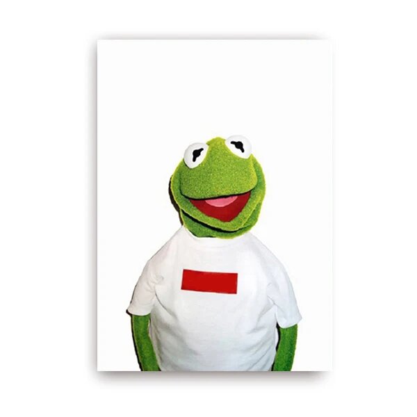 Плакат Kermit The Frog, зеленый, A4 21x30 см, PH709