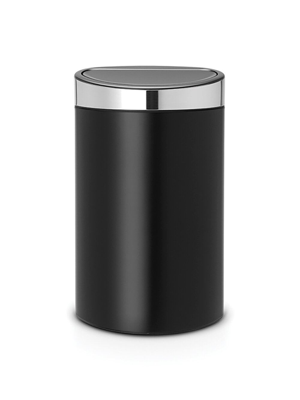 Мусорный бак Brabantia Touch Bin 40л, откидная крышка, цвет черный
