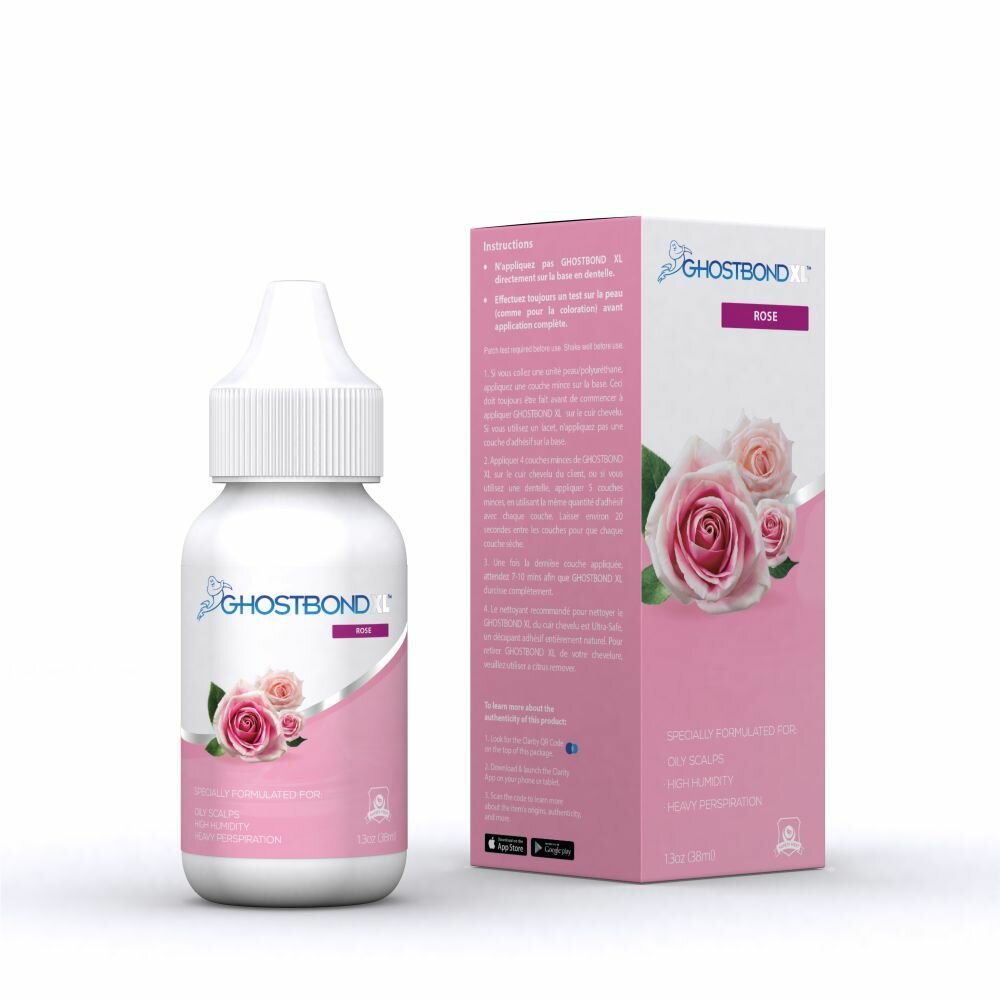 Клей для системы волос GhostBond XL Rose (роза), 38 мл