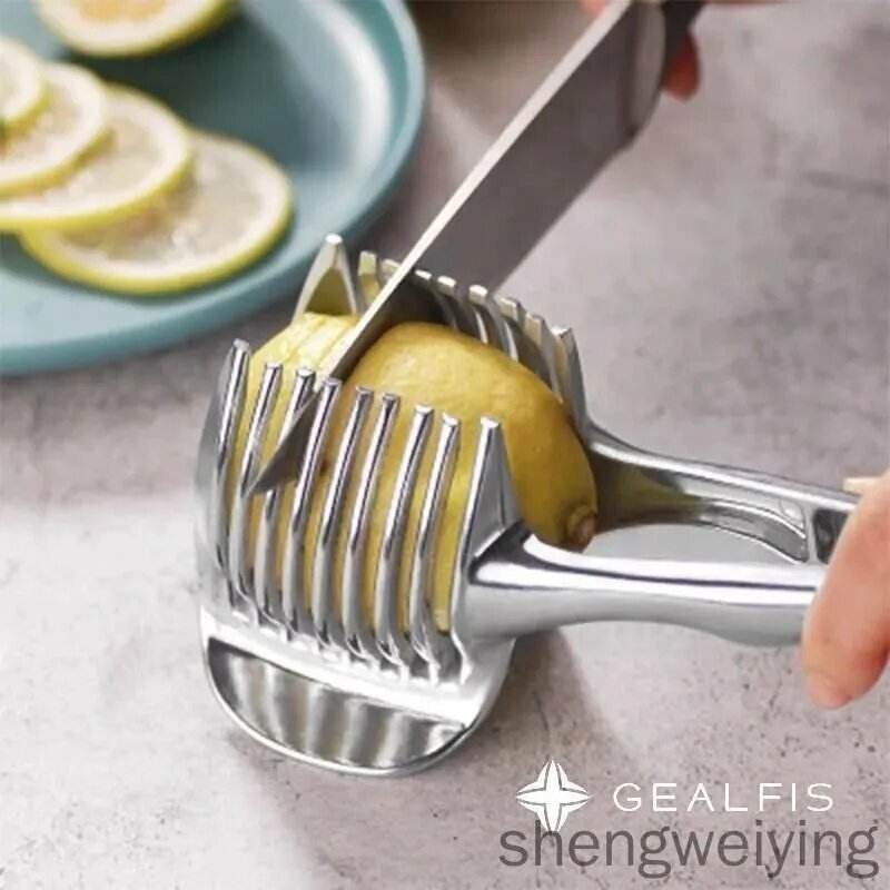 Ломтерезка для фруктов и овощей из нержавеющей стали, ручные щипцы для фруктов 1PC