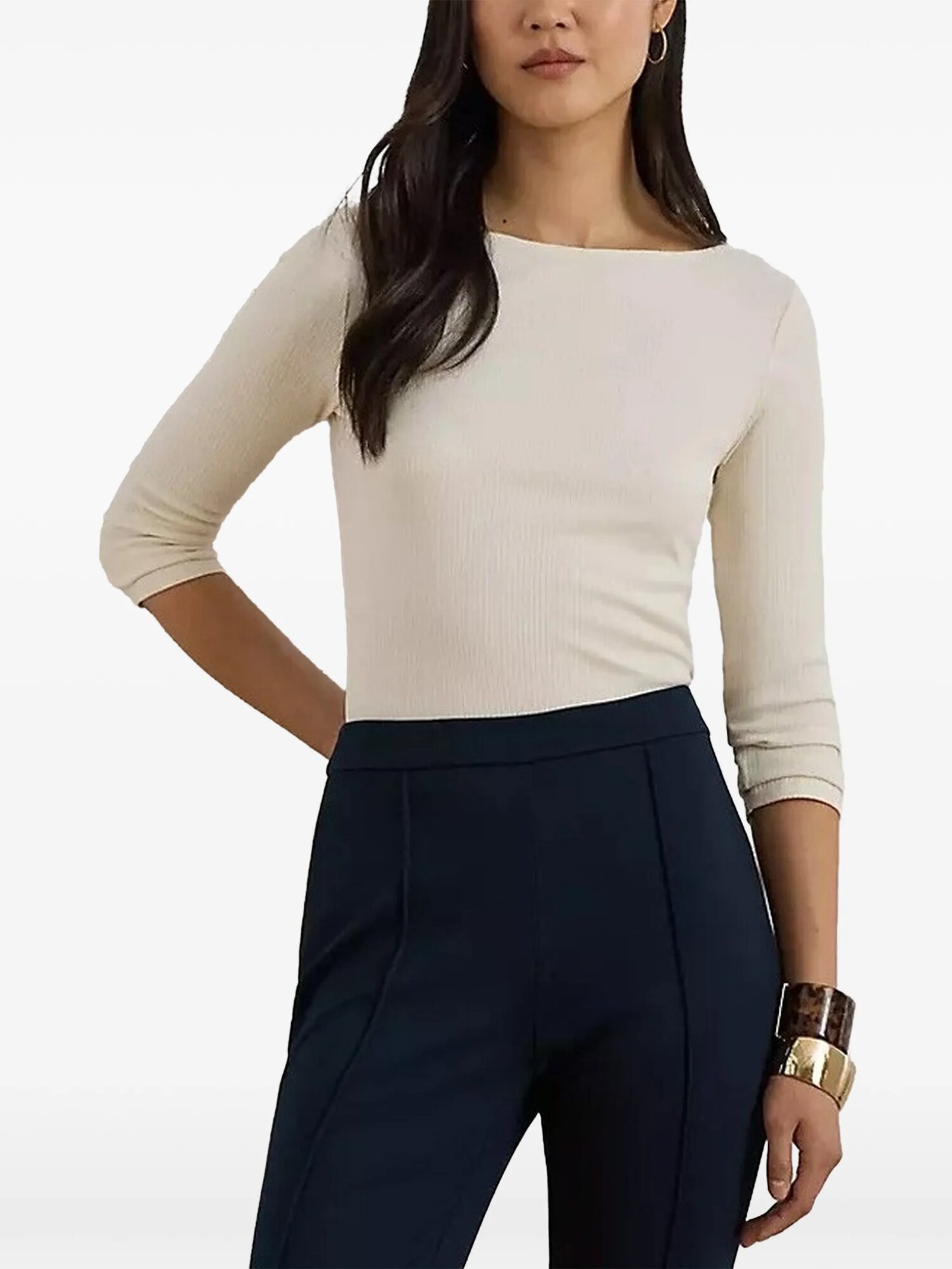 Топ Ribbed knit top