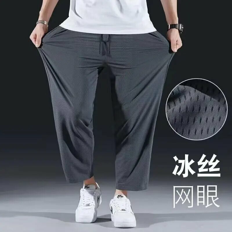 Летние рыболовные штаны, уличные зеленые рыболовные брюки, сетчатая Серый, 3XL, dark grey E