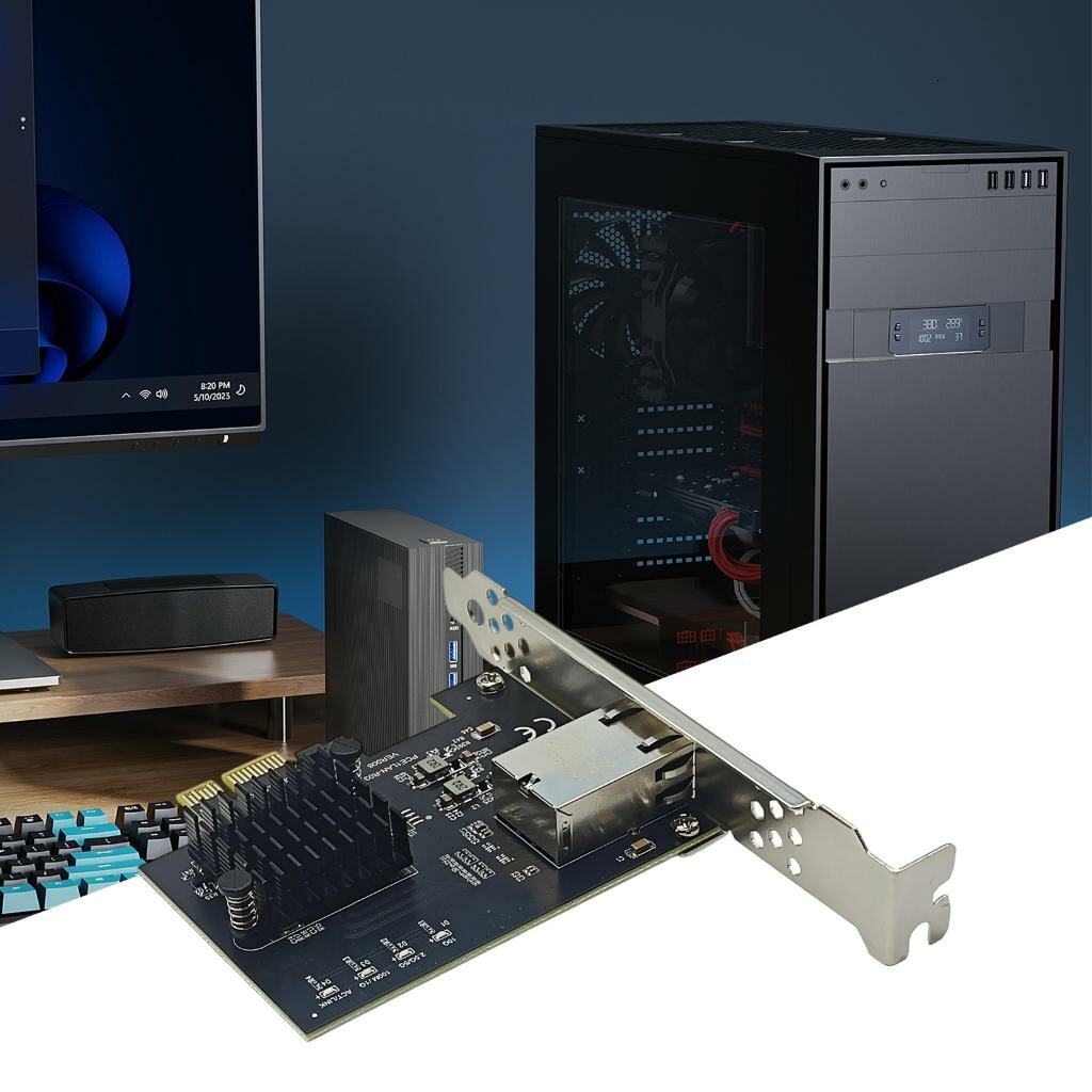 Сетевая карта PCIe 10 Гбит/с — фото 1