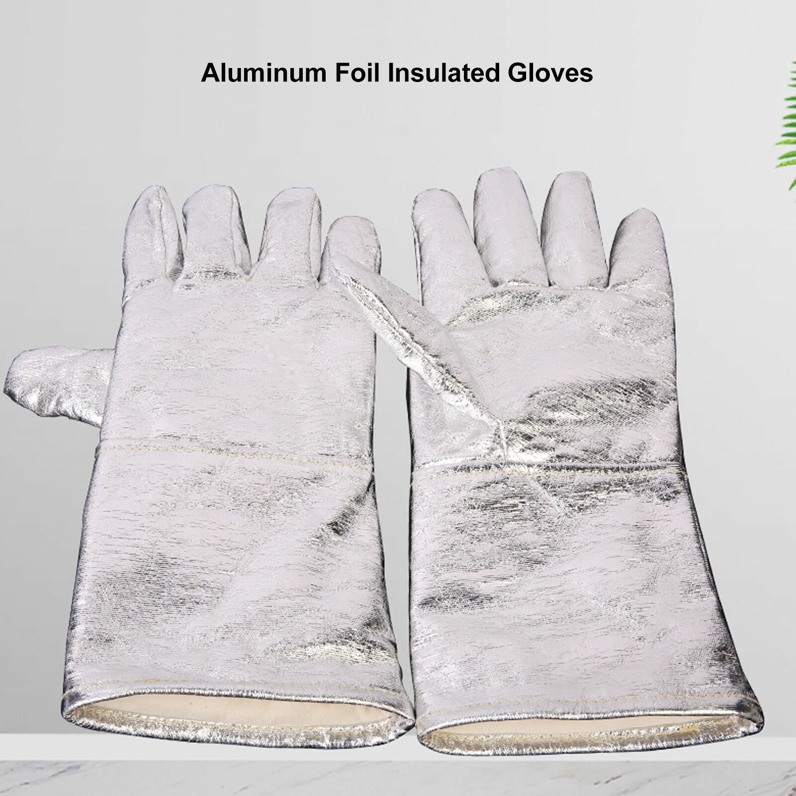 Огнестойкие сварочные перчатки Огнестойкие алюминизированные термостойкие изолированные защитные перчатки для дуговой сварки MIG TIG