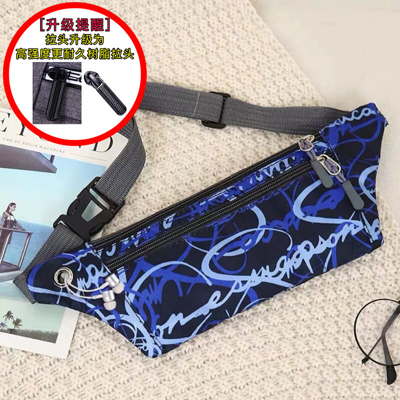 Оптовая продажа от производителя: облегающая поясная сумка, камуфляжная, клетчатая, однотонная, простой кошелек, спортивный невидимый легкий портативный кошелек для монет.