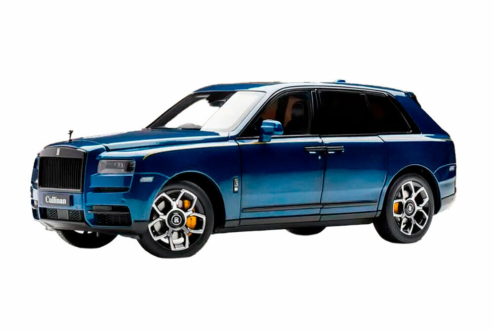 Модель коллекционная KENGFAI Rolls-royce cullinan 2024 blue / роллс ройс калинан (кулинан) синий (40/149)