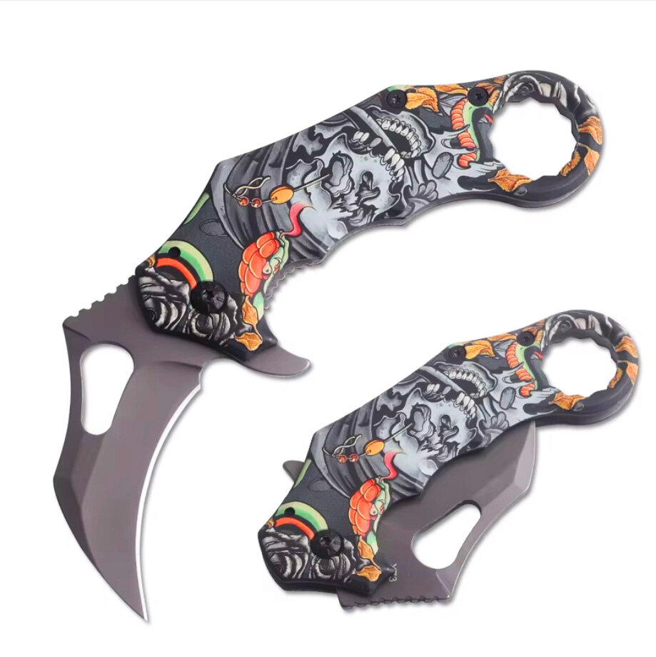 Нож складной керамбит X-73