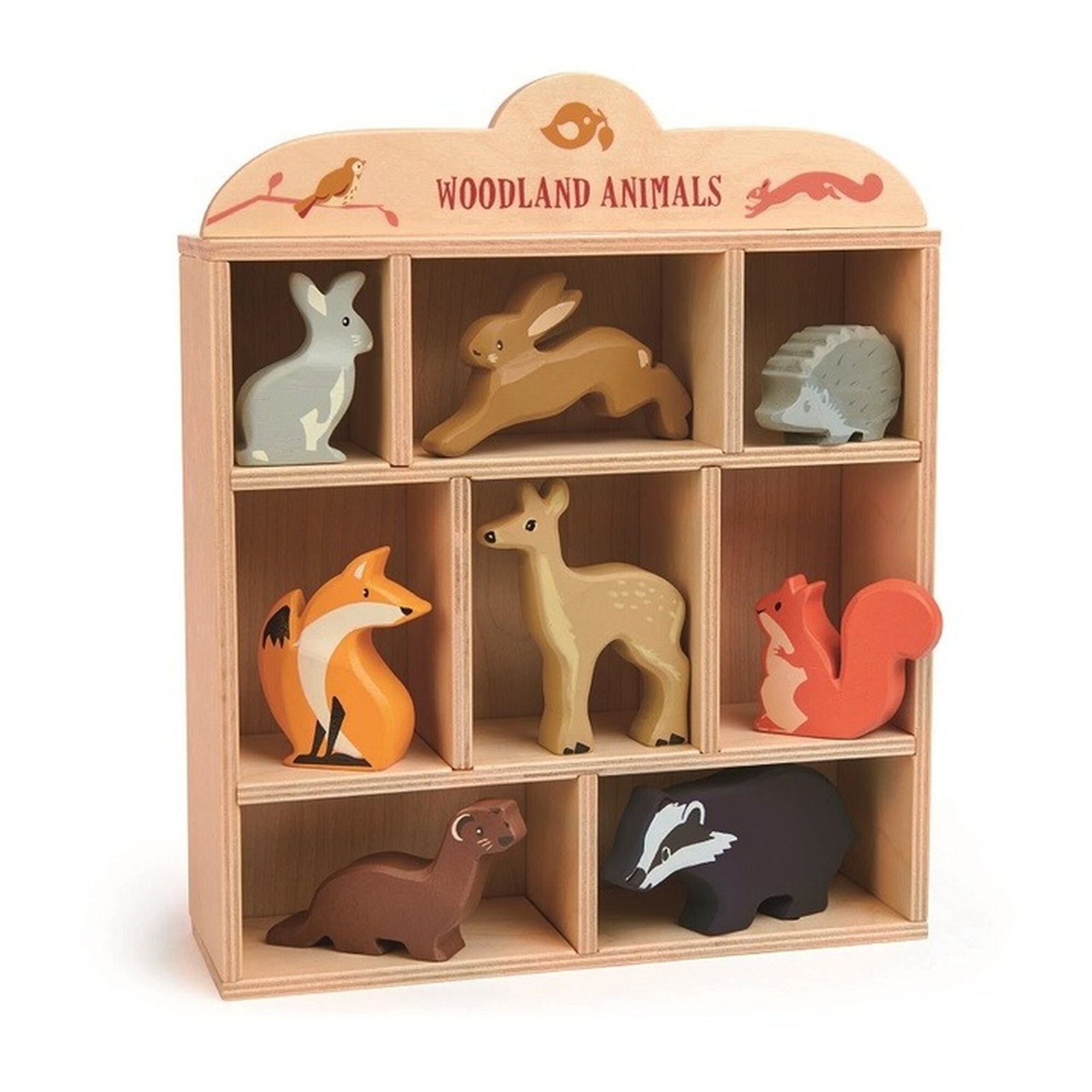Деревянные игрушки Tender Leaf Toys - Набор фигурок лесных животных, 8 эл. - TL8470