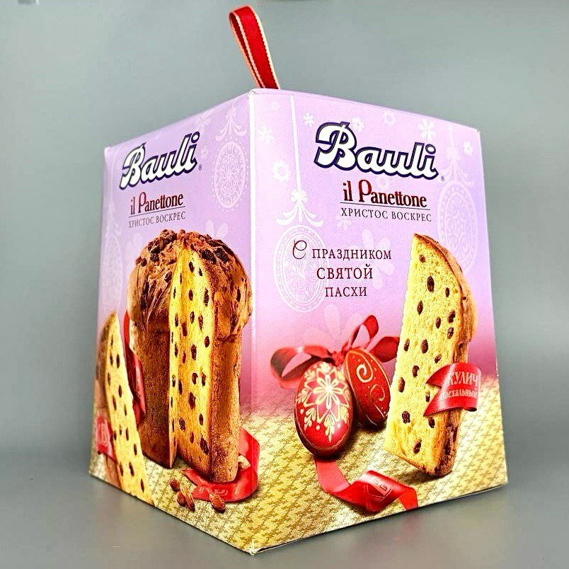 Кулич пасхальный "Bauli" (кекс) "il Panettone", 500 г, Италия
