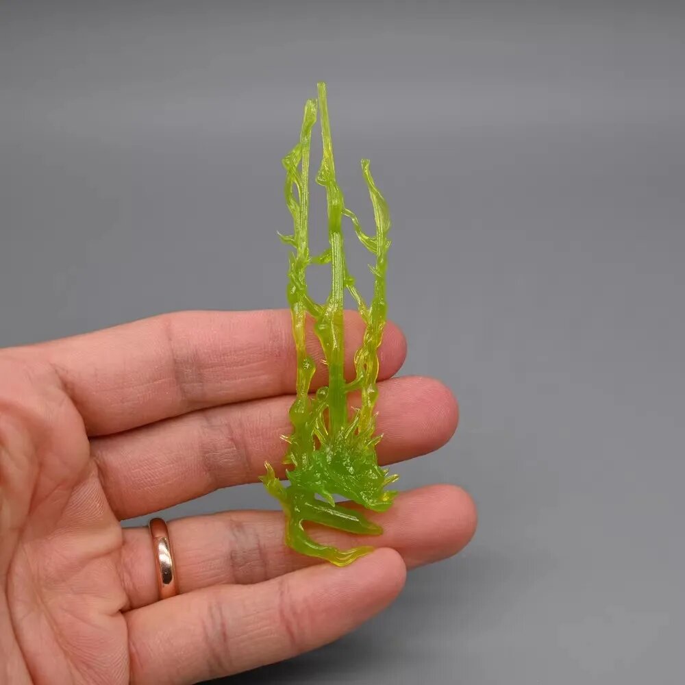 Виниловая кукла-солдат 1/12 с зеленым пламенем A