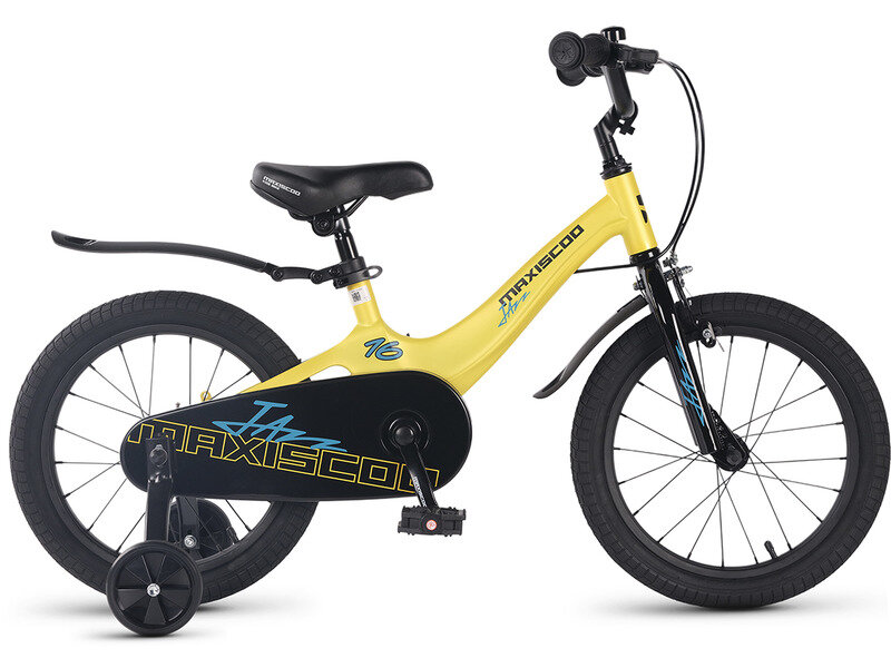 Детский велосипед Maxiscoo Jazz Стандарт Плюс 16, год 2026, цвет Желтый