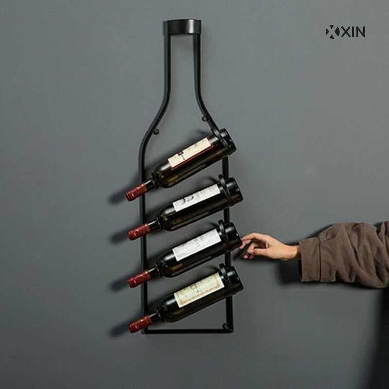 Современная настенная винная полка, Современная настенная винная полка