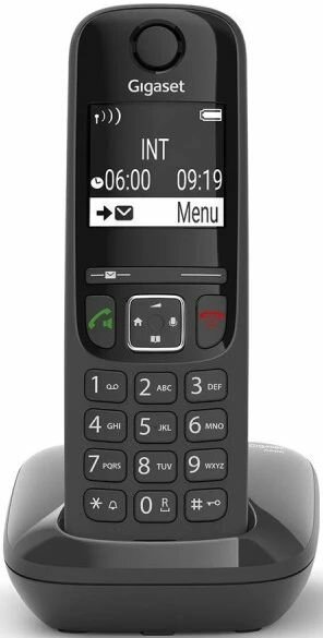 Радиотелефон Gigaset AS690 Black (S30852-H2816-S301/M201)