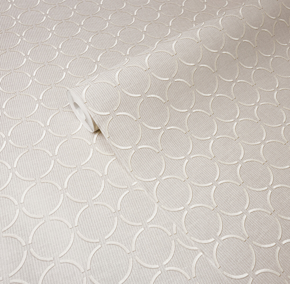 Обои виниловые бежевые на флизелине VICTORIA STENOVA, коллекция CONNECT / СОЮЗ, размер 1.06*10.05 м, повтор рисунка 64см, артикул 585262