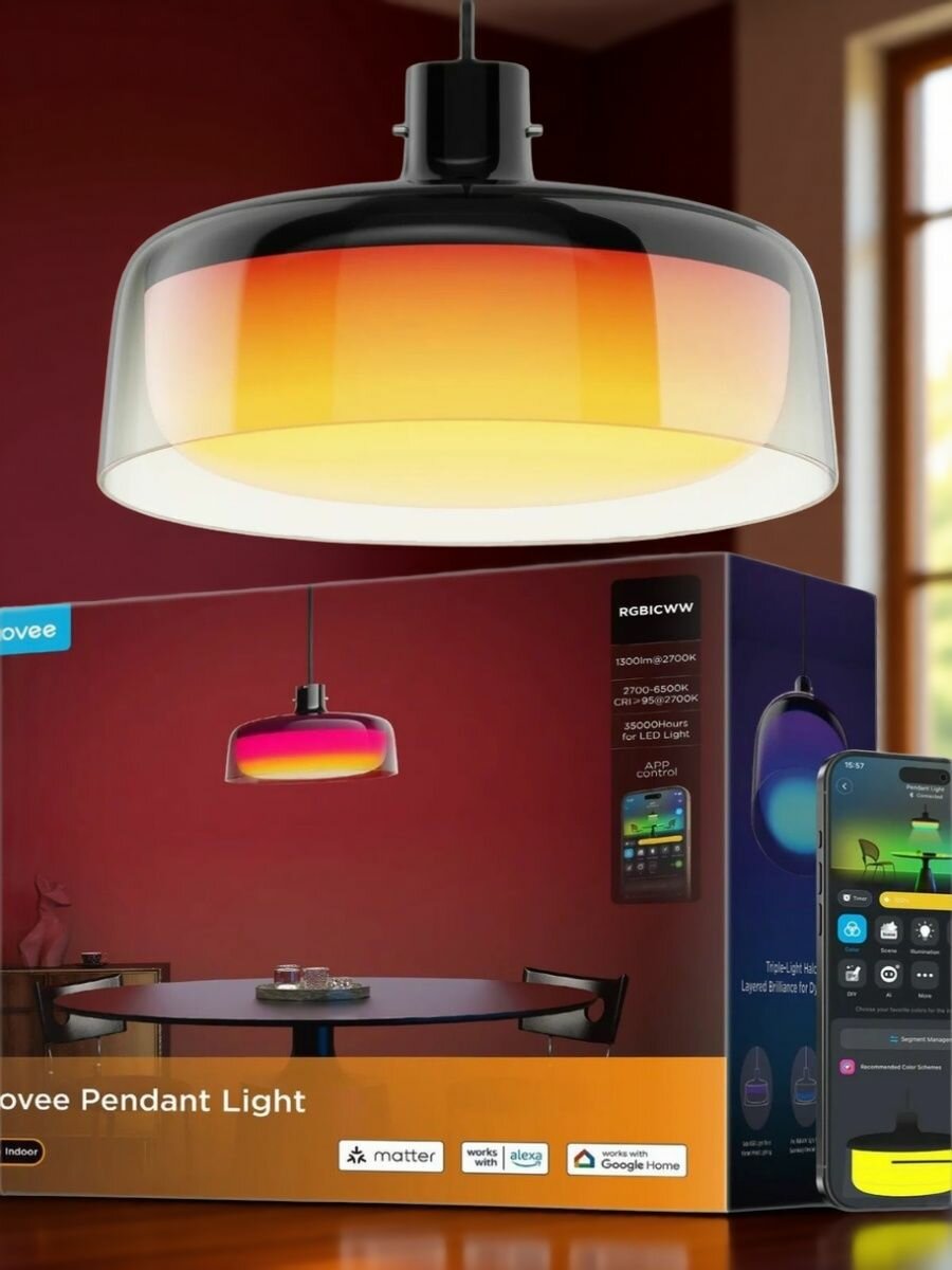 Подвесной светильник Govee RGBICWW Pendant light