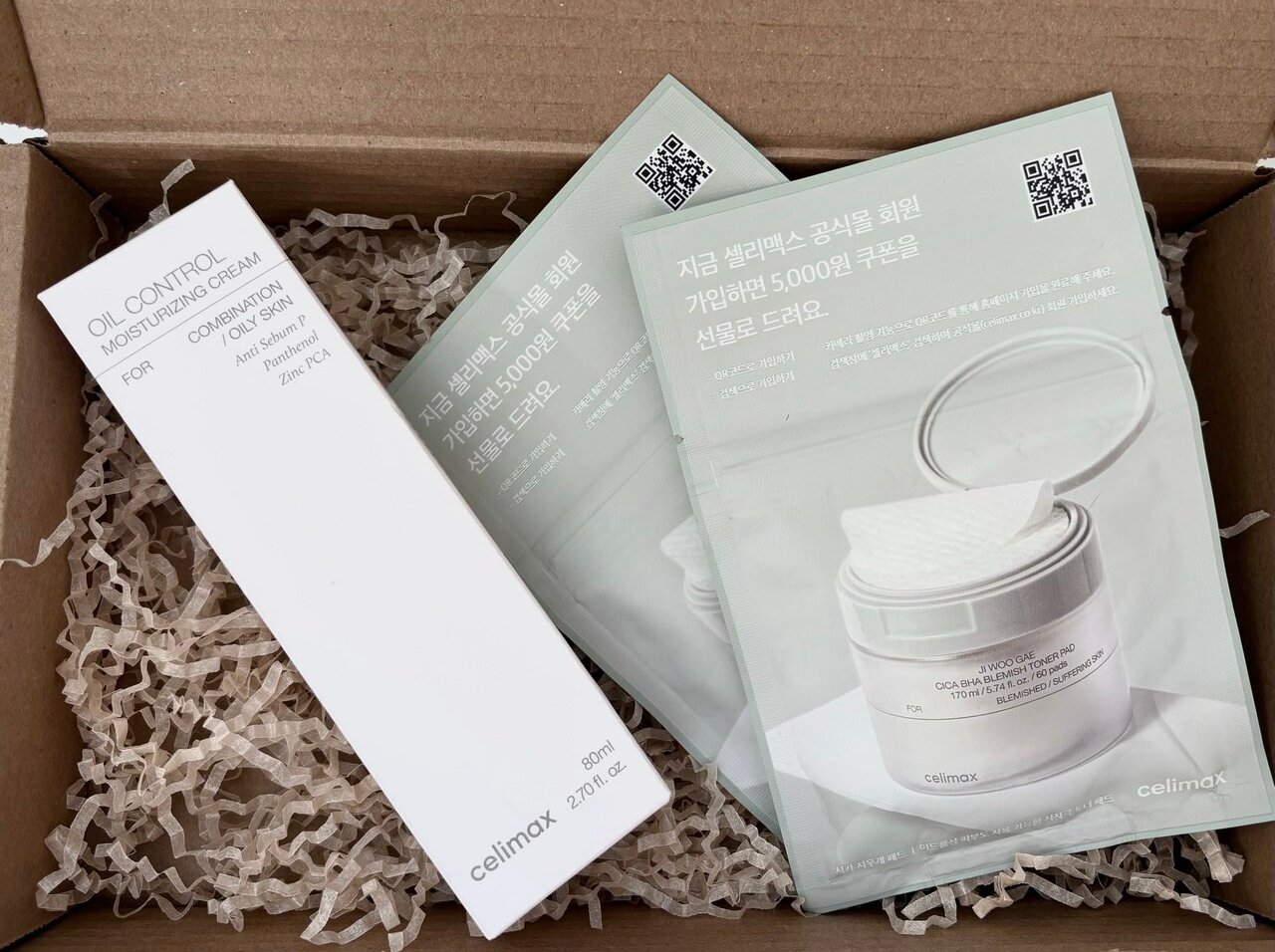 Набор Celimax "Несовершенство", для проблемной кожи, крем и тонер-пэды,