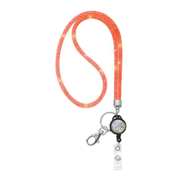 Блестящий ремешок-ожерелье, Оранжевый