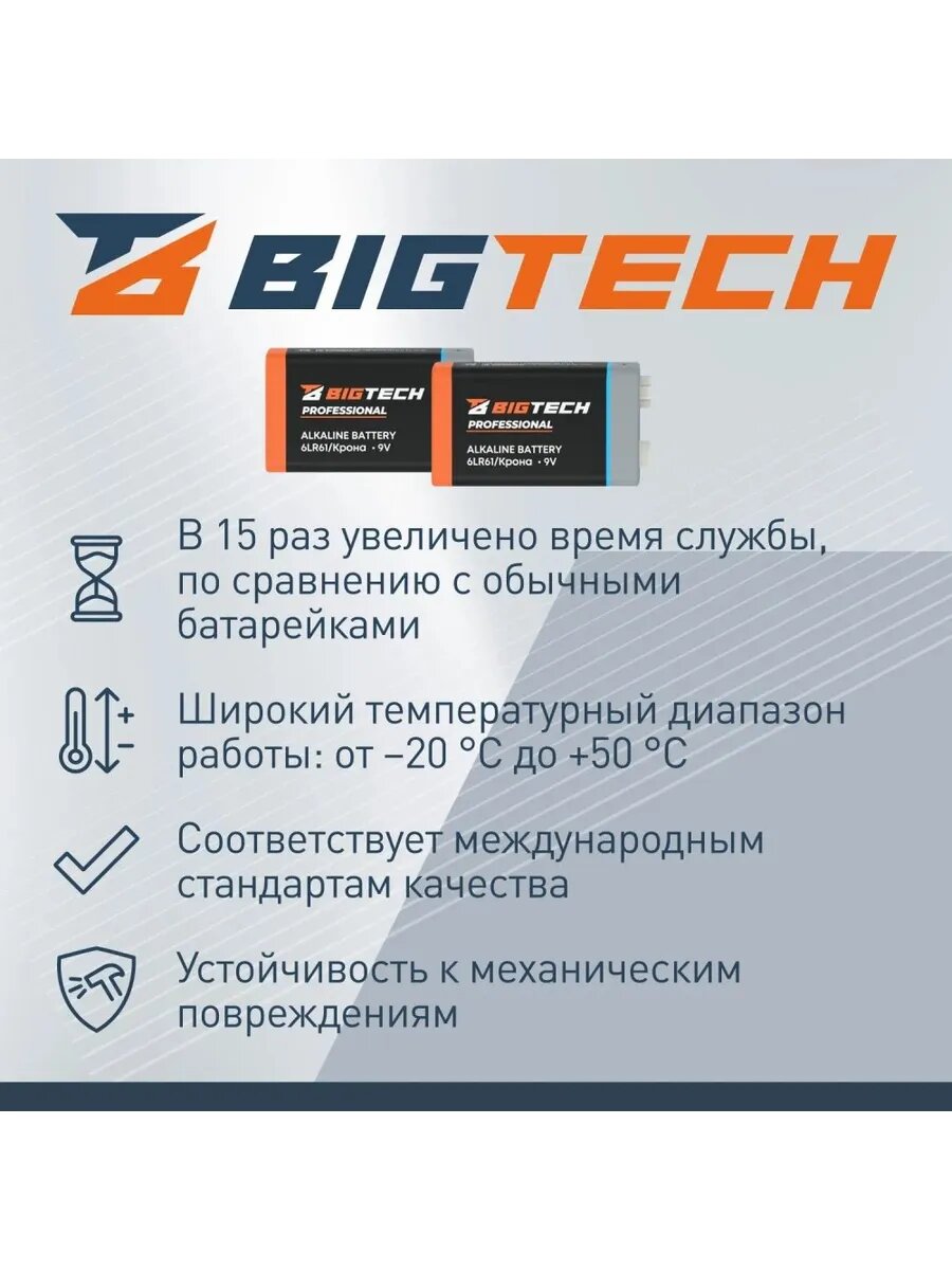 Высокая надежность батарейки 9V для ваших устройств