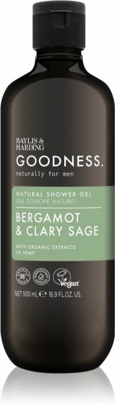Baylis & Harding - Goodness Men Bergamot & Clary Sage Shower Gel Гель для душа 500 мл